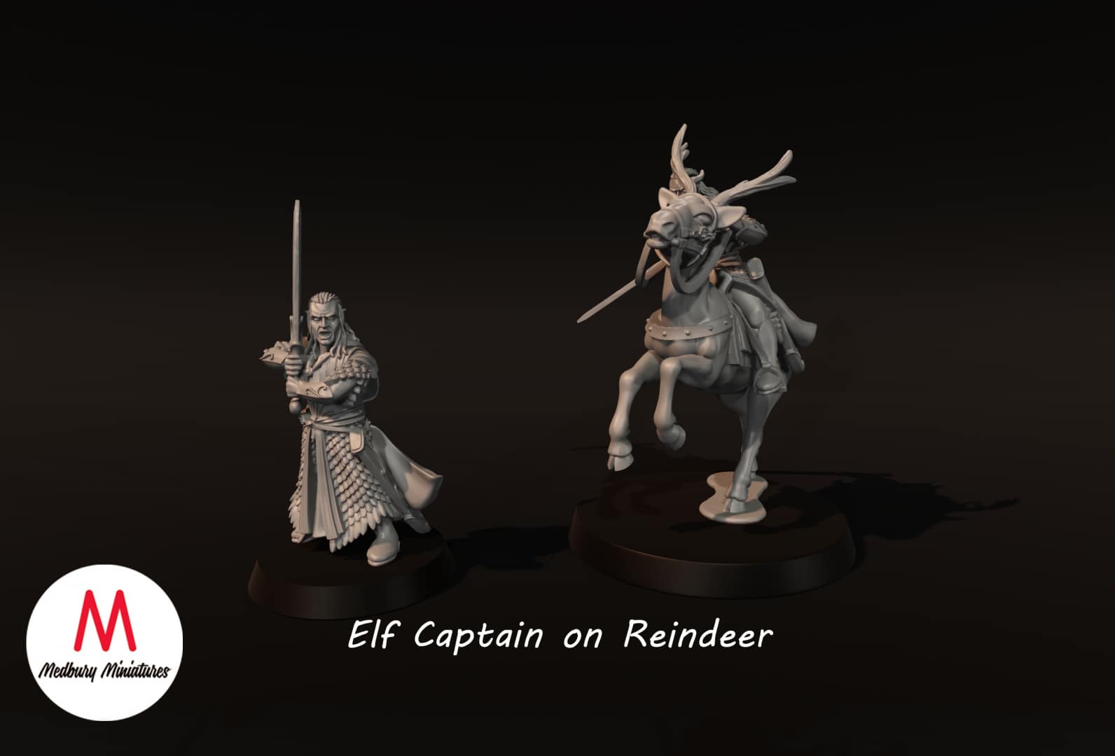 LOTR - Elf Cavalry On Reindeer - Day of Battle Games POD