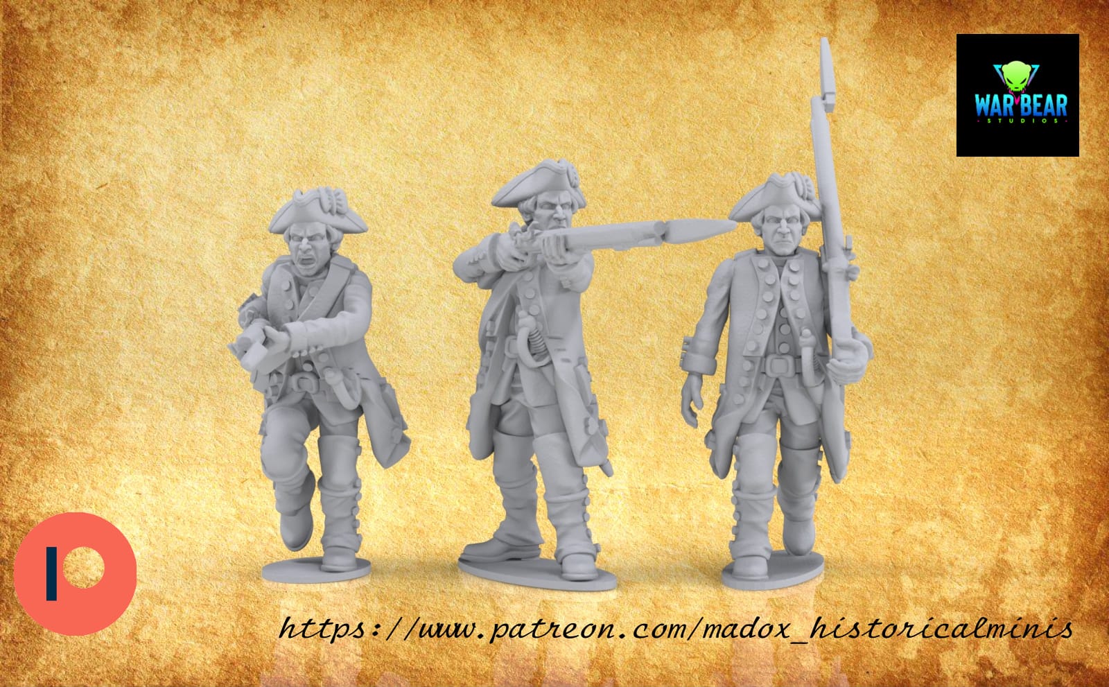 AWI French Line Infantry - Day of Battle Games POD