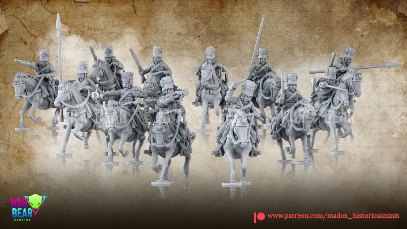 AWI French Cavalry Command - Day of Battle Games POD