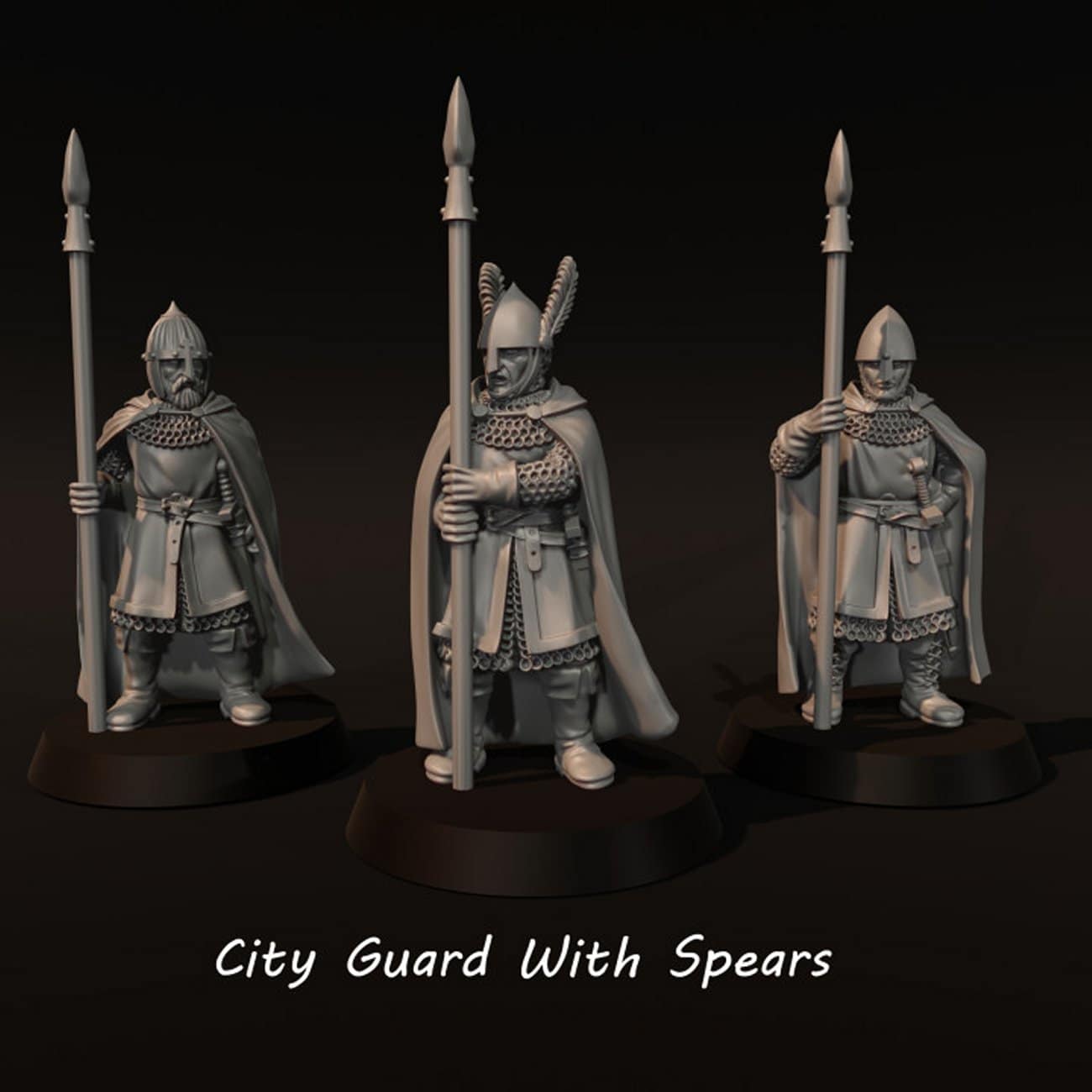 LOTR - City Guard With Spears Gondor #2 - Day of Battle Games POD